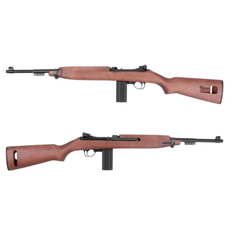 King Arms Full-Auto M2 Carbine Gas Blowback Rifle w/ Real Wood Furnitu