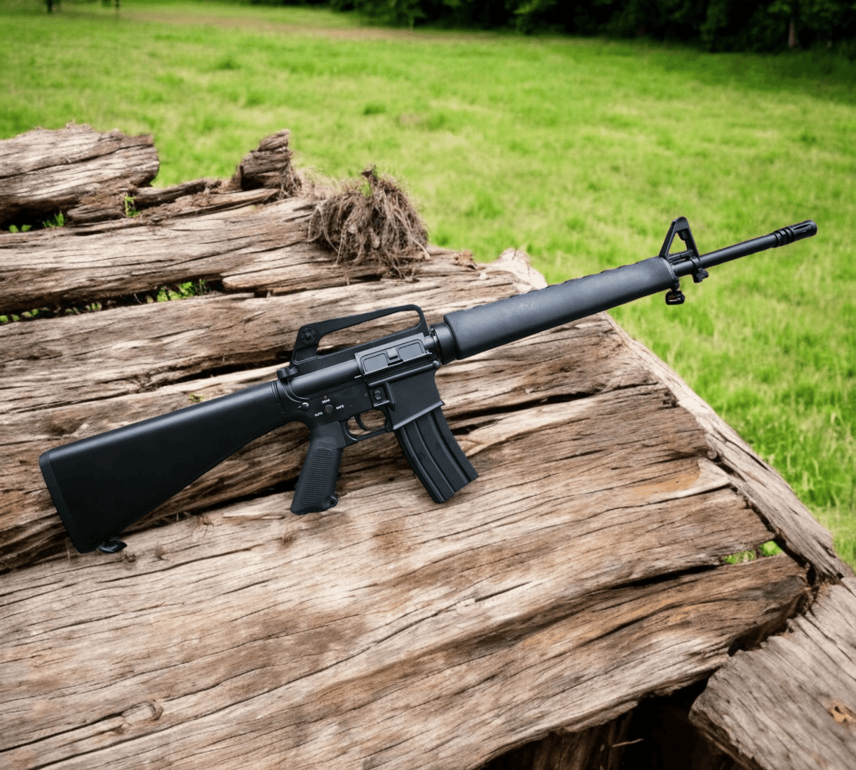 DOUBLE BELL M16A1 Metal Gel Blaster AEG – Azraels Armoury